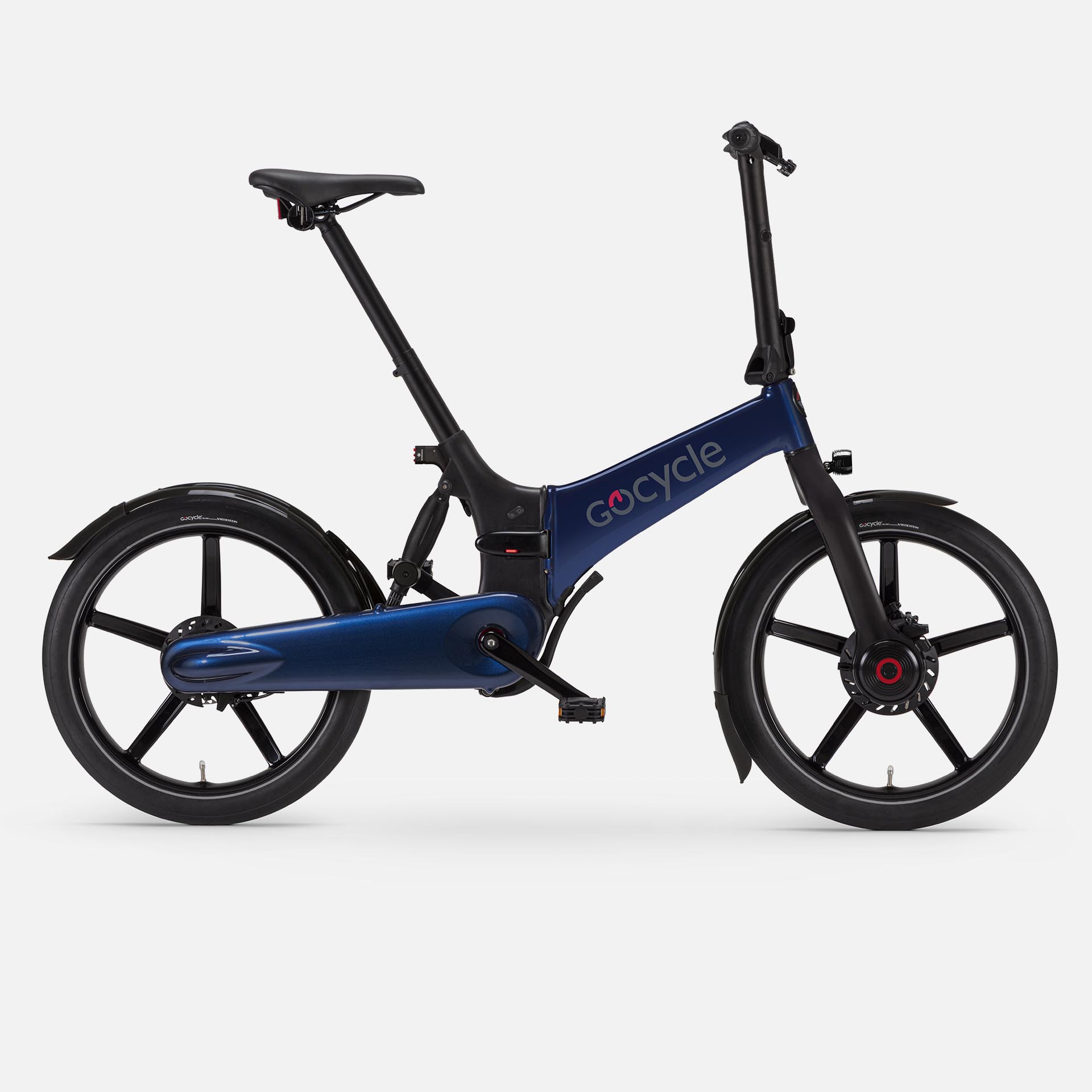 Gocycle G4 Elektrische vouwfiets Alu-Carbon blauw - Fietshemel Edam